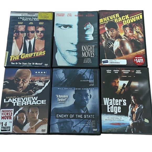Media | 6 Dvd Action Movie Bundle | Poshmark